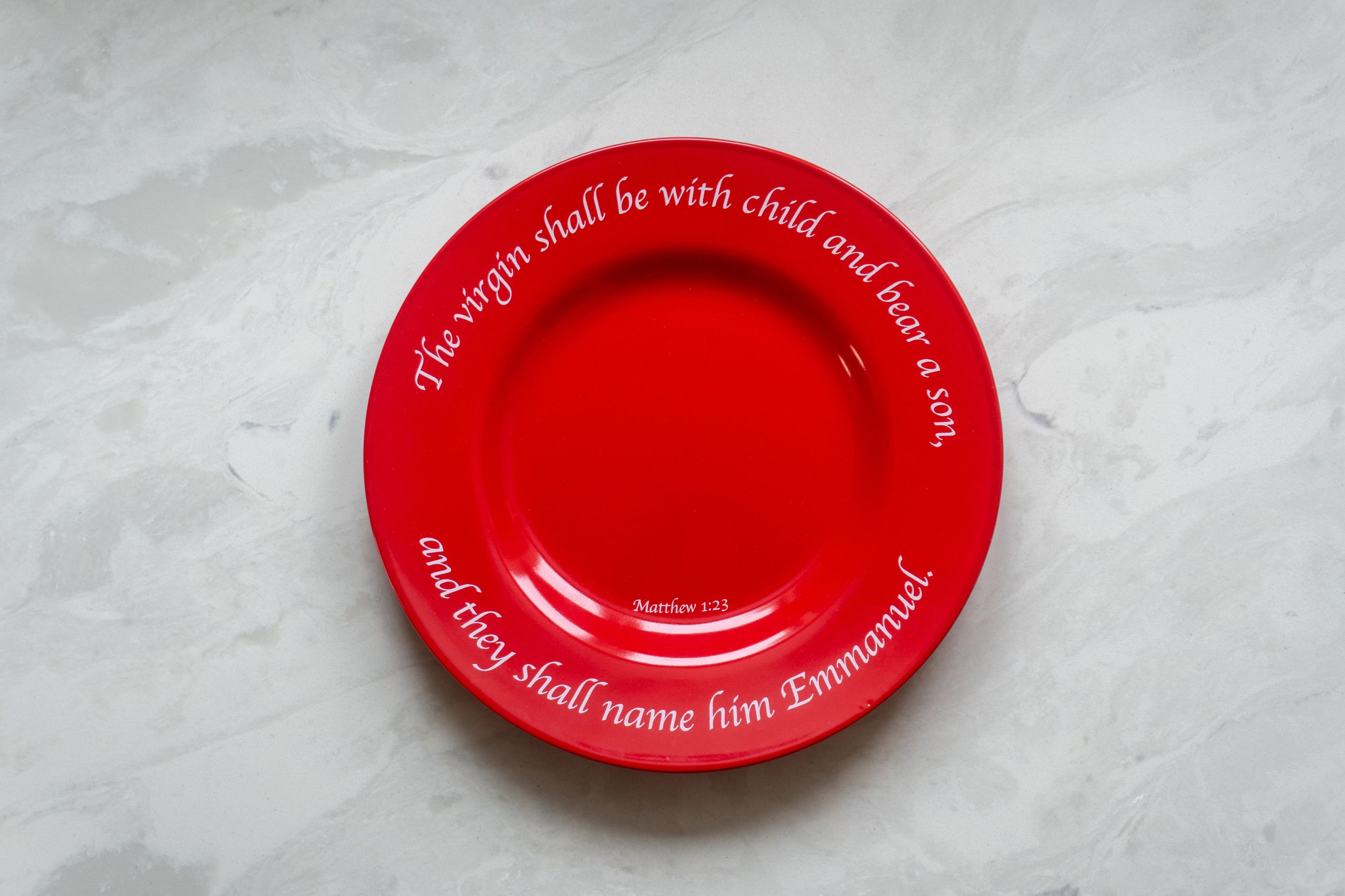Nativity Accent Plates, Set A – Feed on the Word