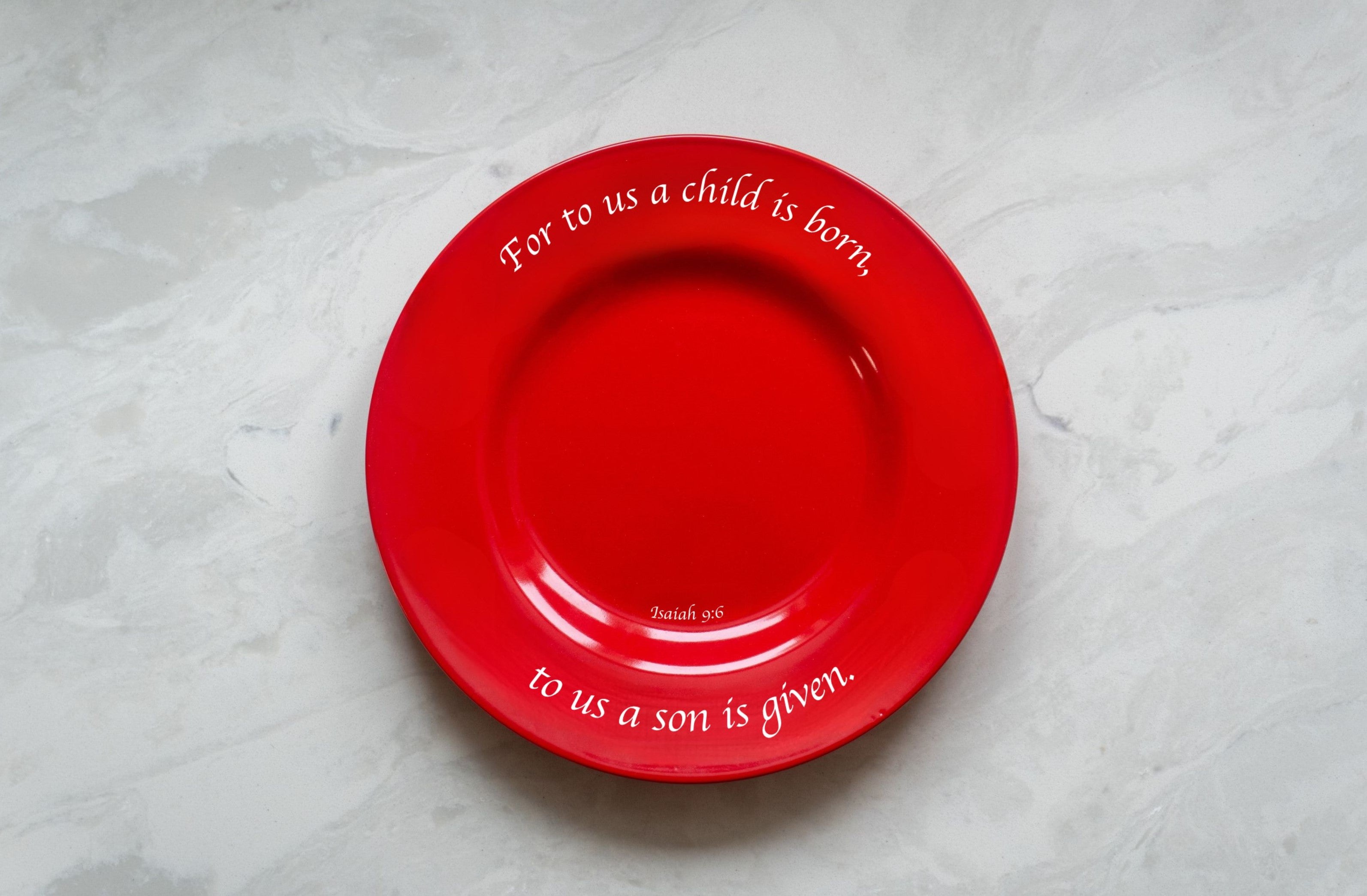 Nativity Accent Plates, Set B – Feed on the Word